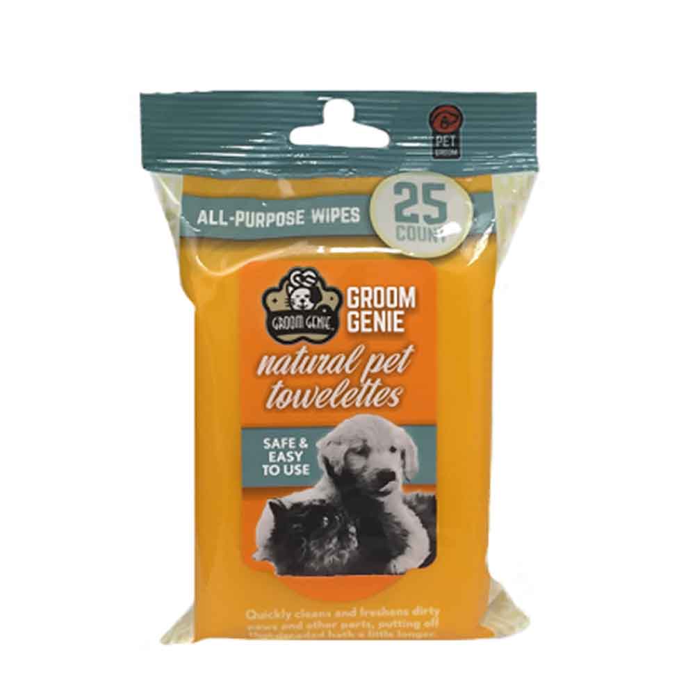 Groom Genie All-Purpose Wipes - 25 pc.Soft-Pack