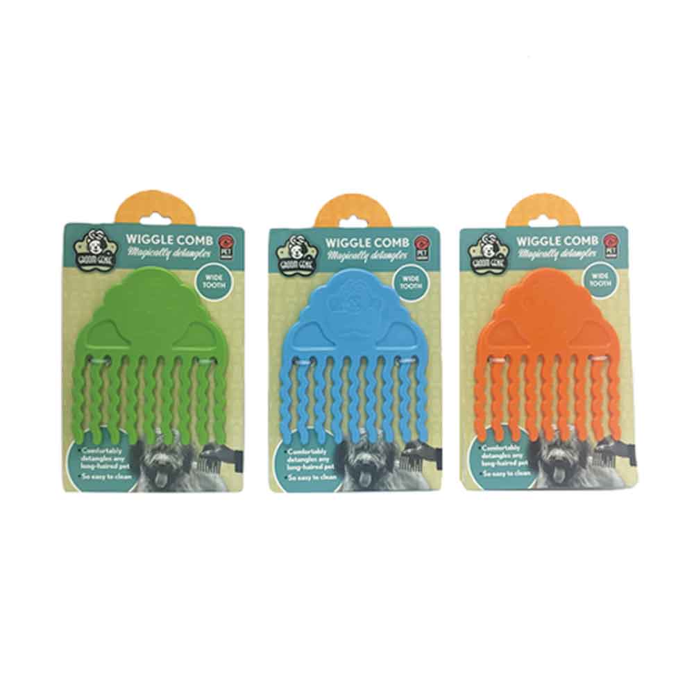 Groom Genie Wiggle Comb - 4 inch, assorted