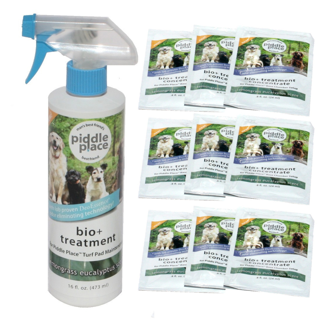 Piddle Place™ Pet Potty Bio+ Concentrate (9-Pack) & Turf Treatment