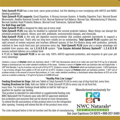 Total-Zymes® Plus - For Larger Pets 100 tablets