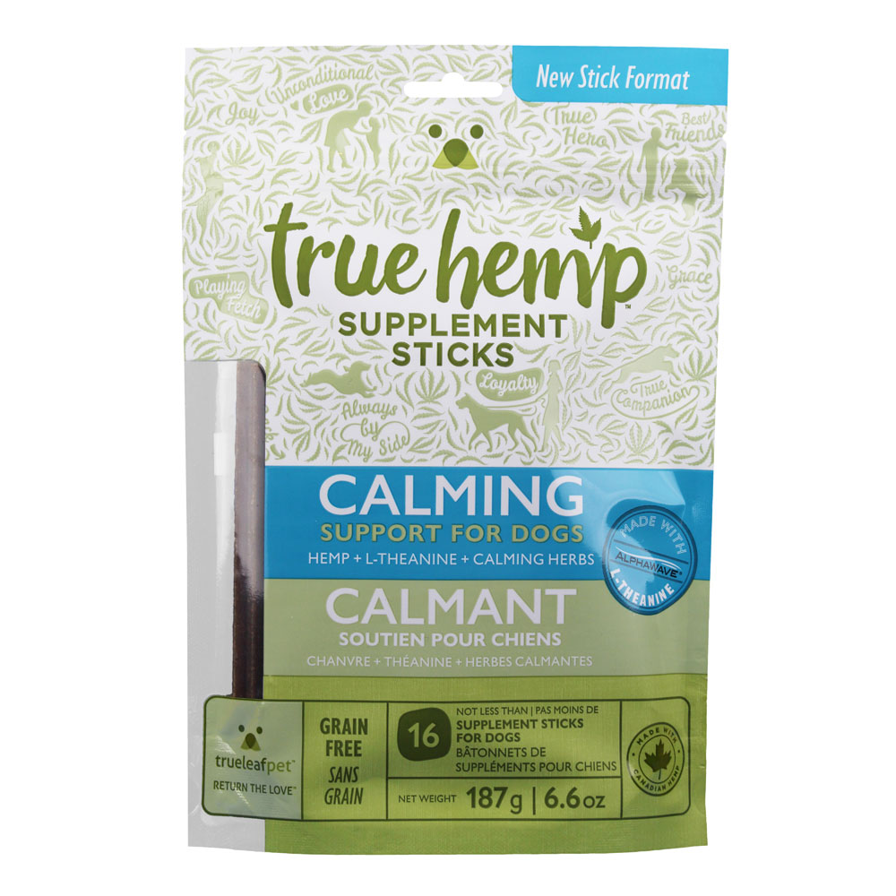 True Hemp CALMING Supplement Sticks for Dogs - 6.6oz