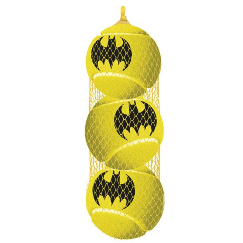 Batman Squeaky Tennis Ball 3-PACK