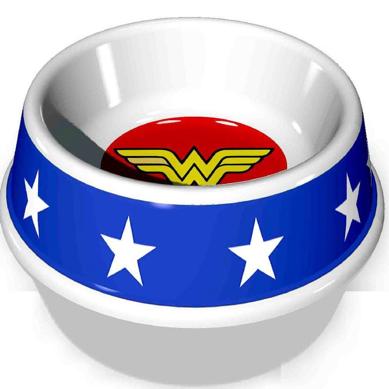 Wonder Woman Melamine Pet Bowl