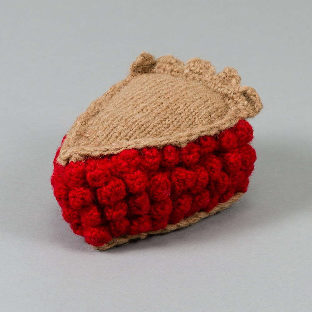 HAND KNIT CHERRY PIE