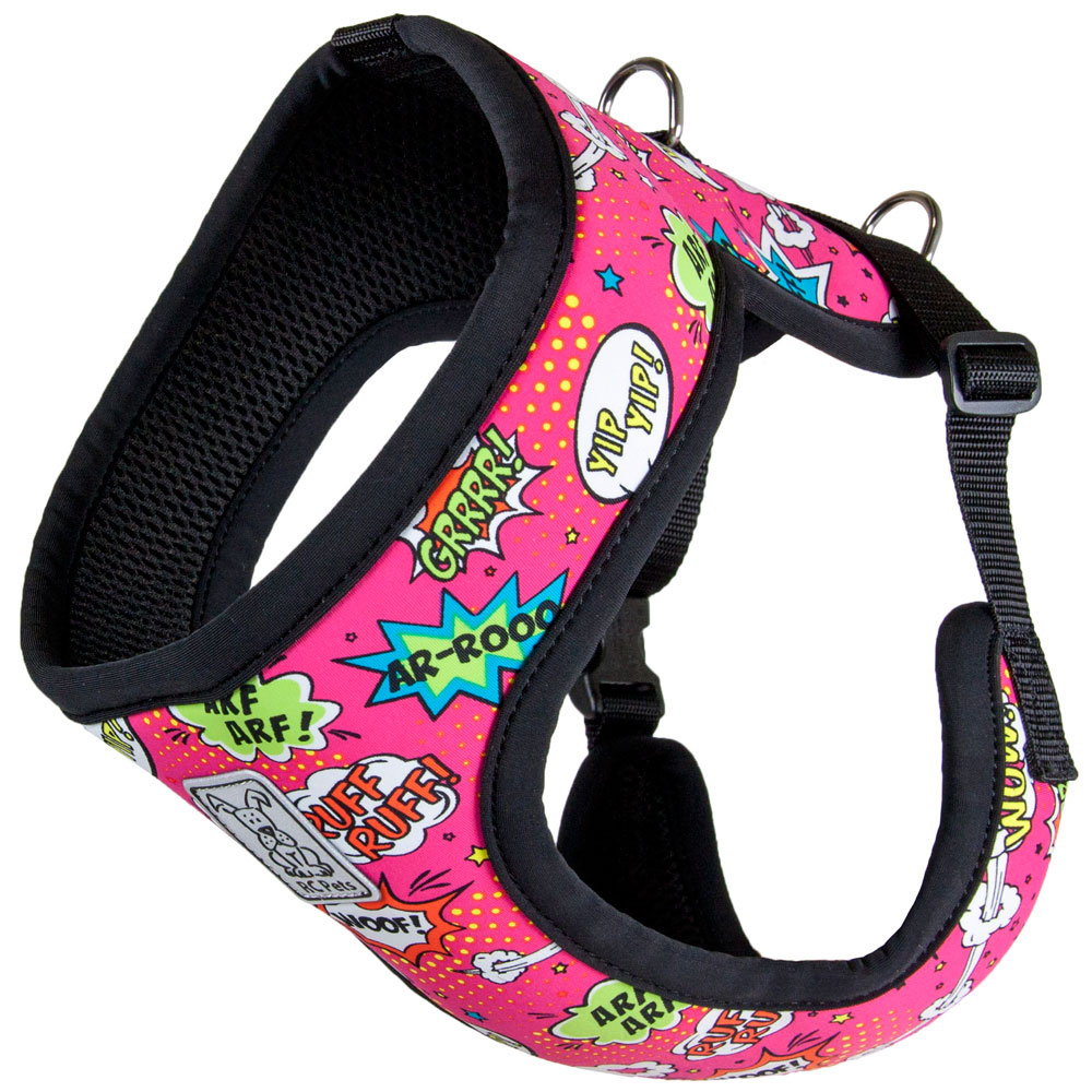 Cirque Harness Pink Comic Sounds