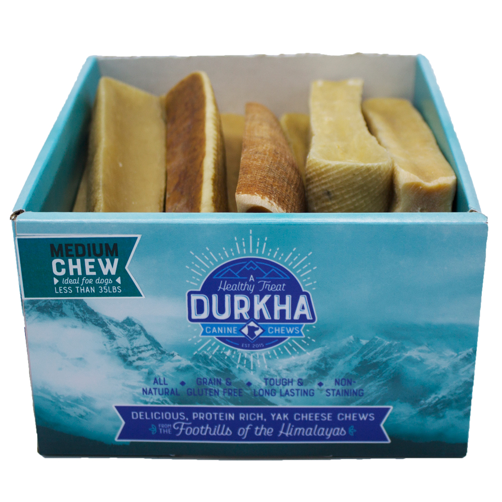 Medium Durkha Chew Bulk / 16 pc Display Box