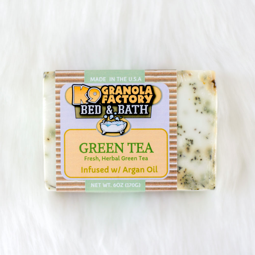 Green Tea Goat's Milk Shampoo Bar