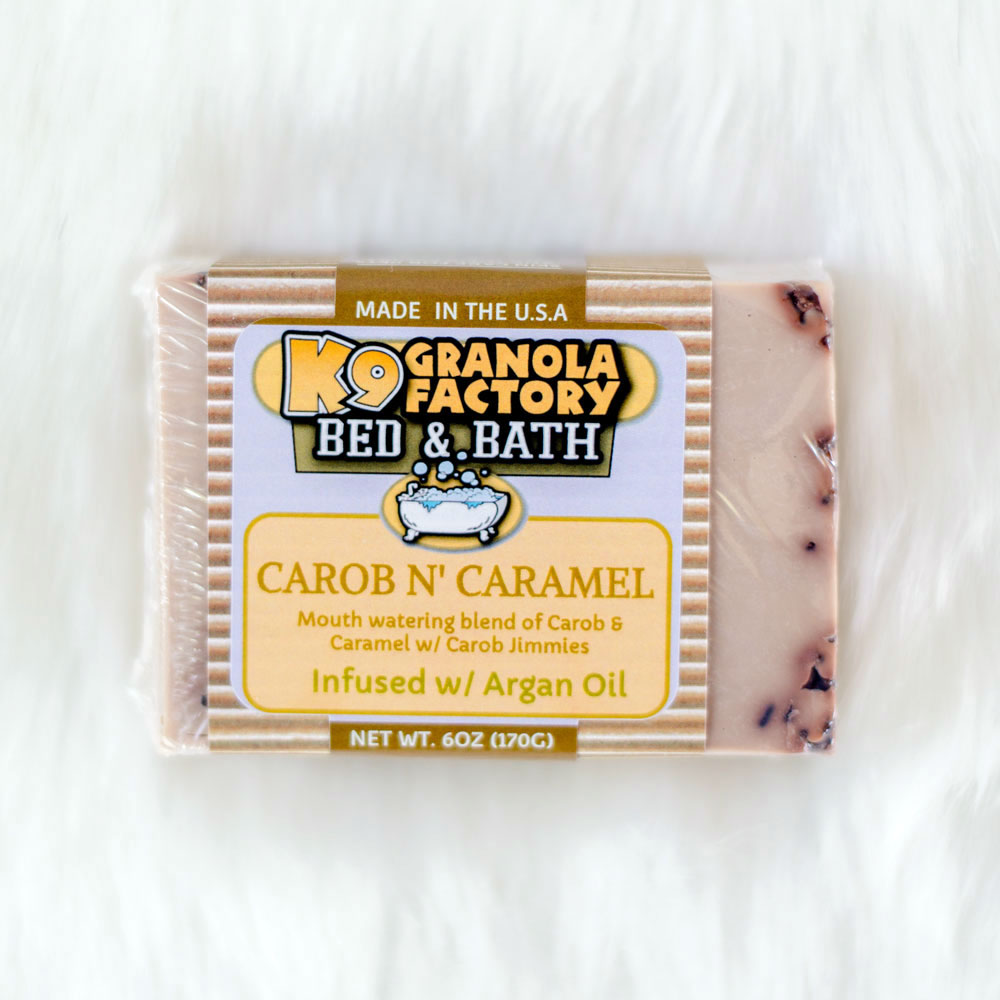 Carob N Caramel Goat's Milk Shampoo Bar