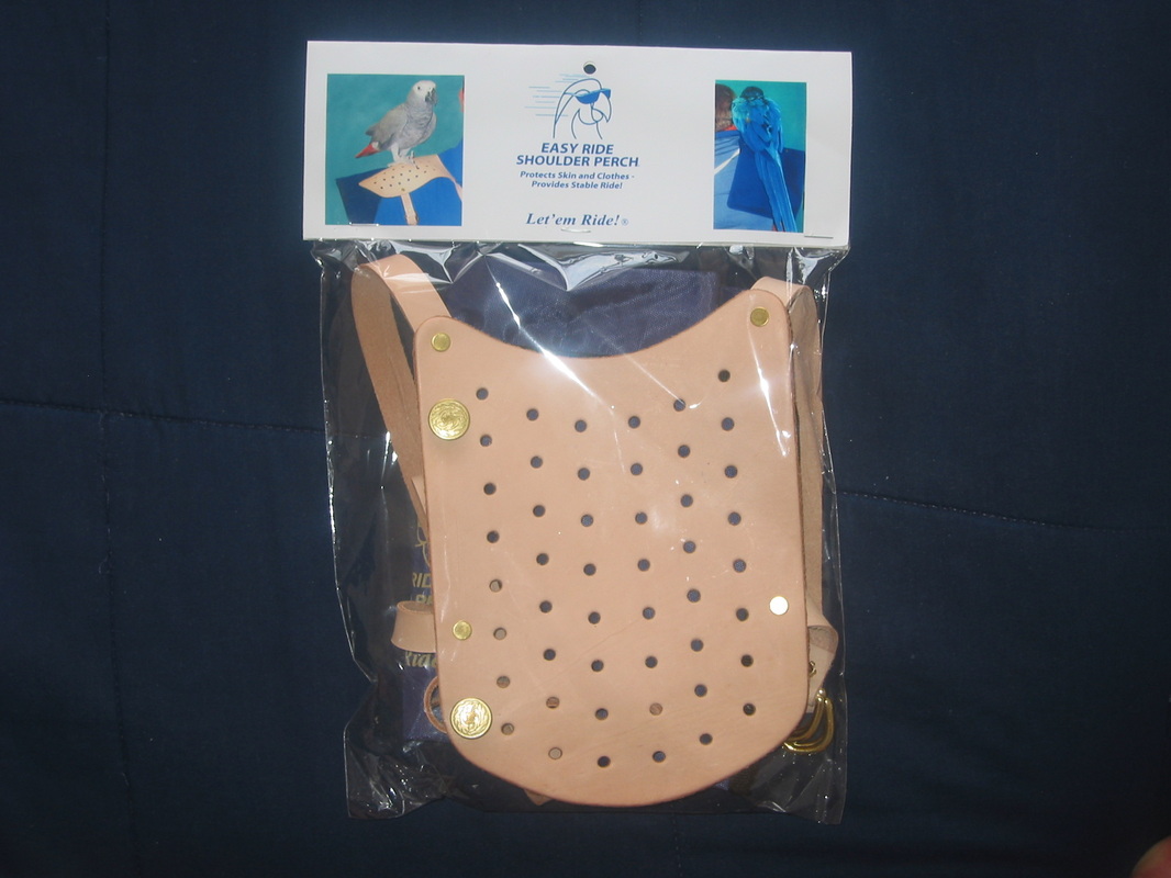 Easy Ride Bird Shoulder Perch with Droppings Pouch