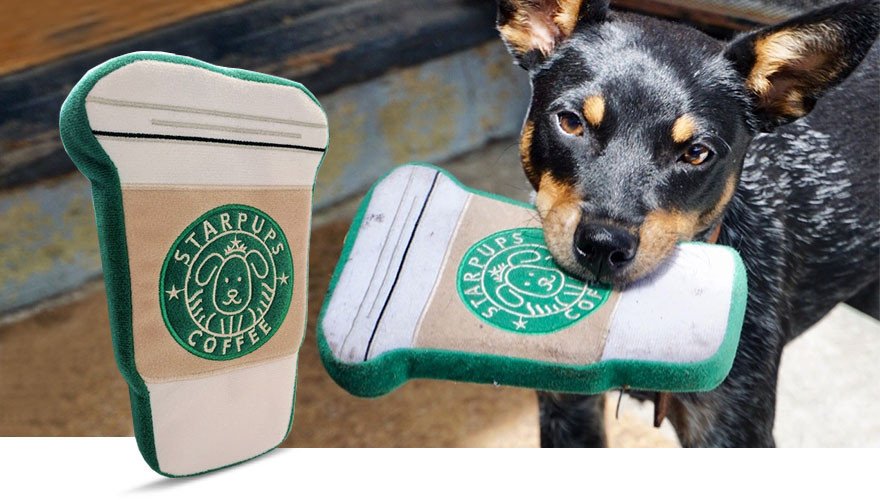 Starpups Coffee Dog Toy