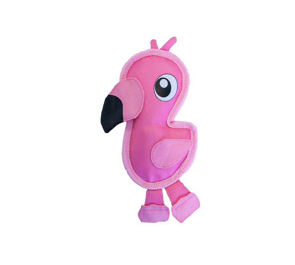 Fire Biterz Flamingo Dog Toy