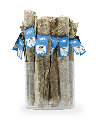Icelandic+ Cod Short Skin Sticks 8-10" - 50-Count Bulk Bag