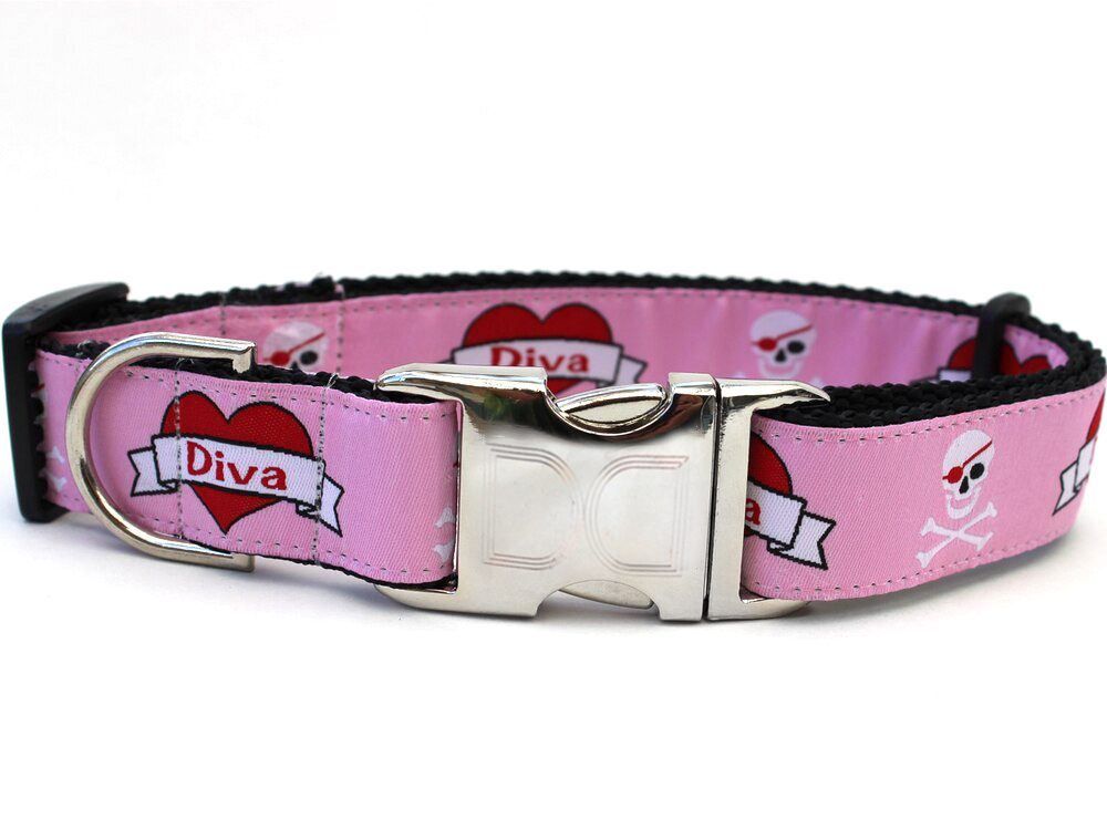 Valentine Collar Silver Metal Buckles