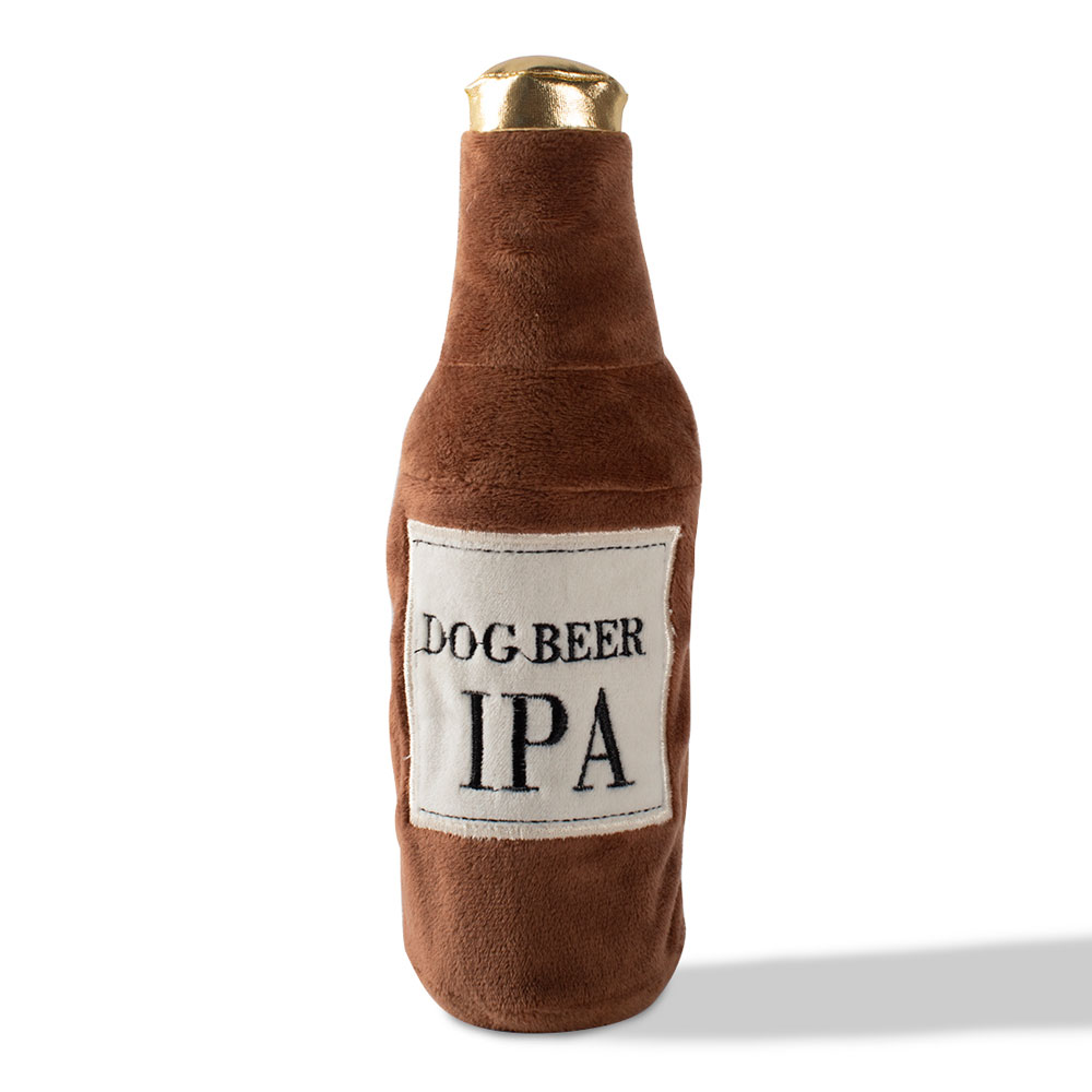 DOG BEER IPA PLUSH DOG TOY