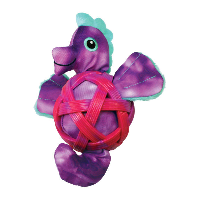 KONG® Sea Shells Seahorse Toy