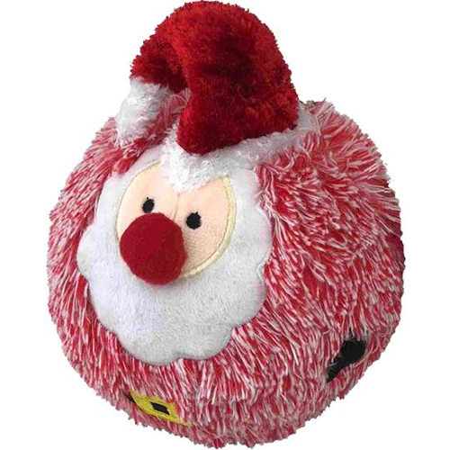 5" CHR EZ SQUEAKY RED SANTA BALL