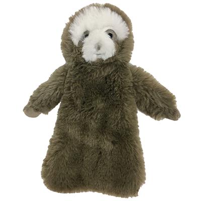 Fuzzy Stuffless Crinkle Sloth Toy (8")