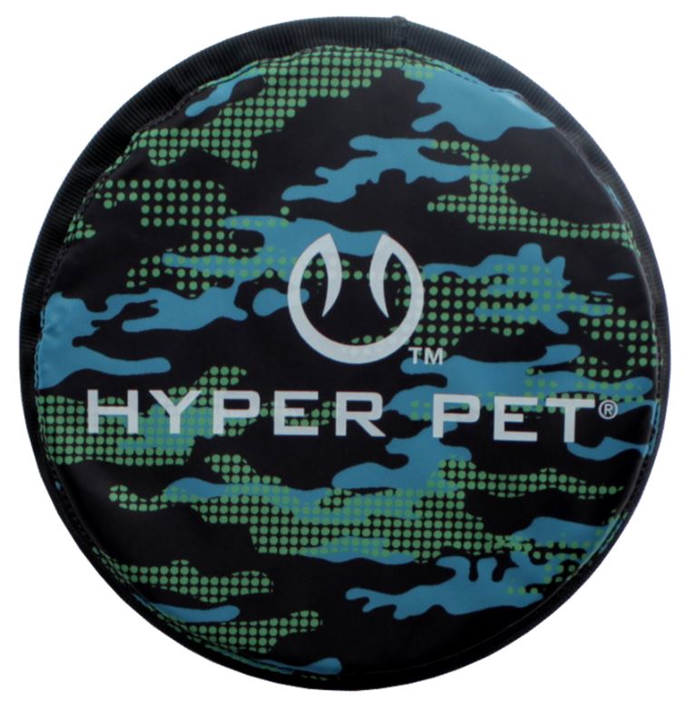 Hyper Pet™ Camo Blue/Green Flippy Flopper 9" Flying Disc