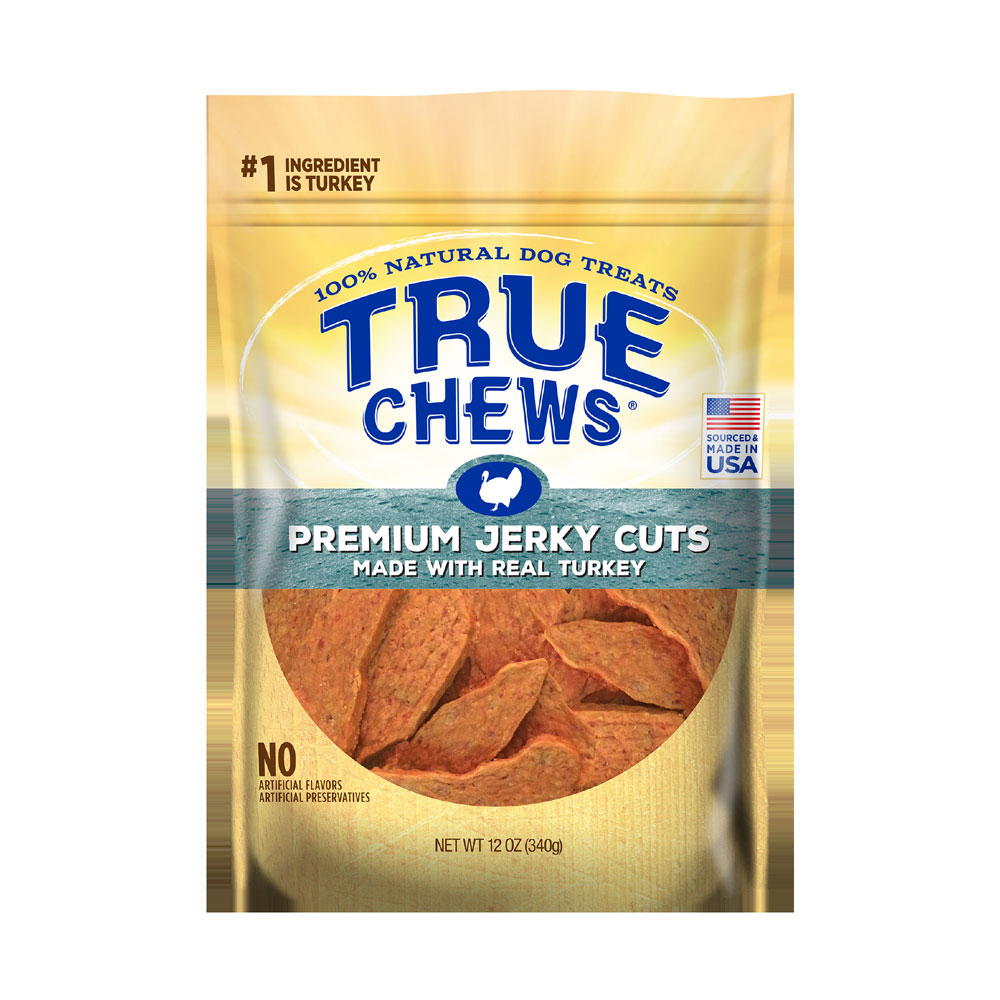 True Chews Premium Jerky Cuts Made with Real Turkey 12oz