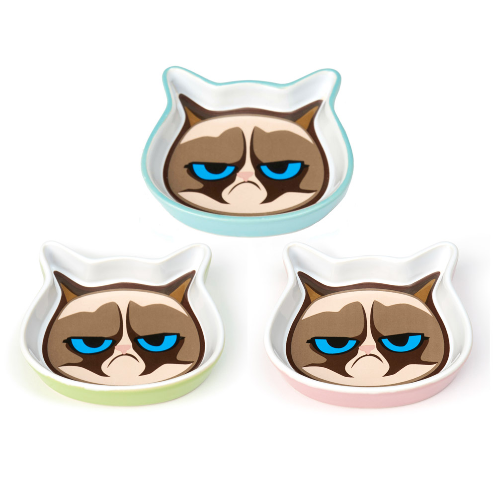 Mildly Amused Grumpy Cat® 5"Shallow Saucer Collection
