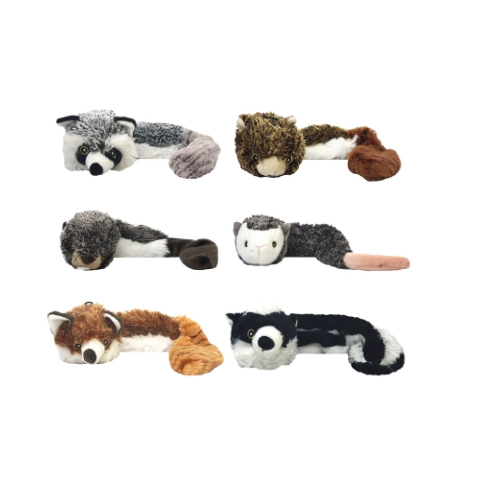 Bouncy Burrow Buddies - No Stuffing, Ball Head, Squeaker, 20", Assorted