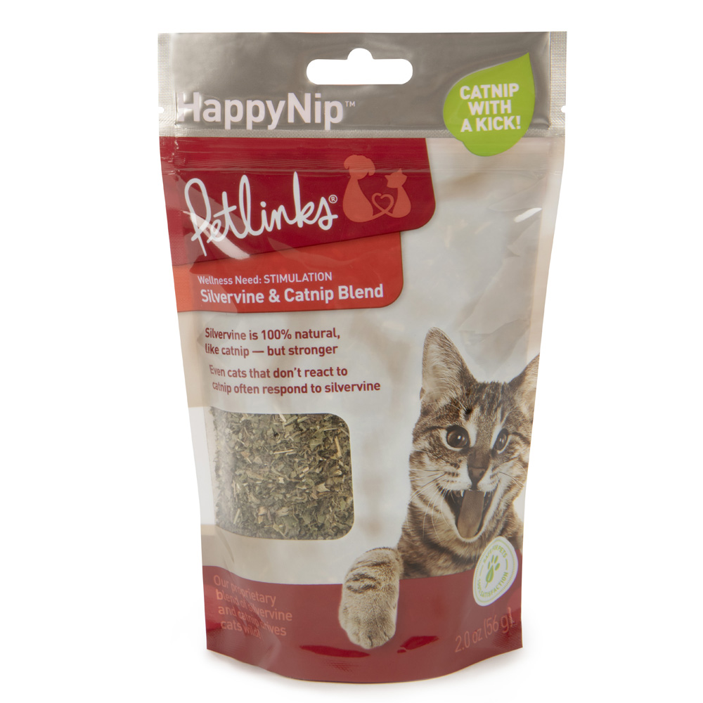 HappyNip Silvervine Catnip Blend Loose Catnip by Petlinks
