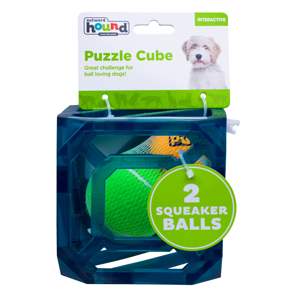 Puzzle Cube, Interactive Dog Toy