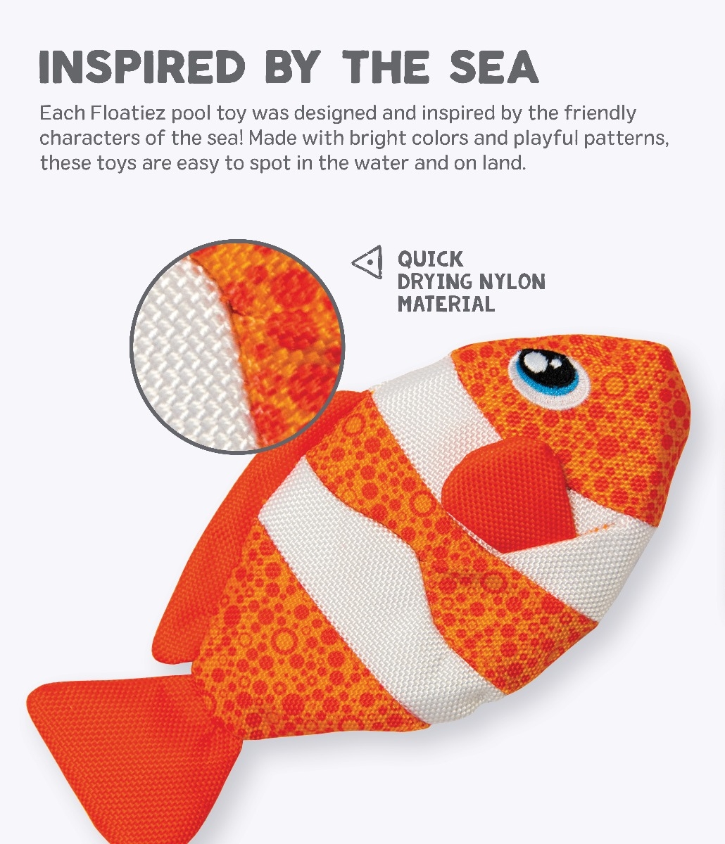 Floatiez Clown Fish - Toy Orange