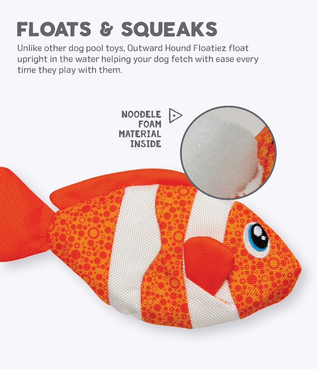 Floatiez Clown Fish - Toy Orange