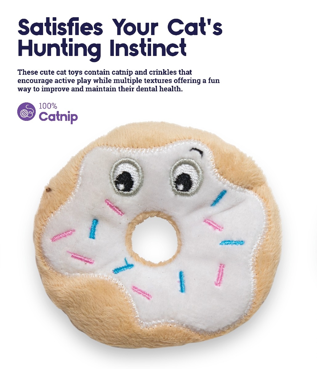 Petstages™ Donut 3 Pack Cat Toys