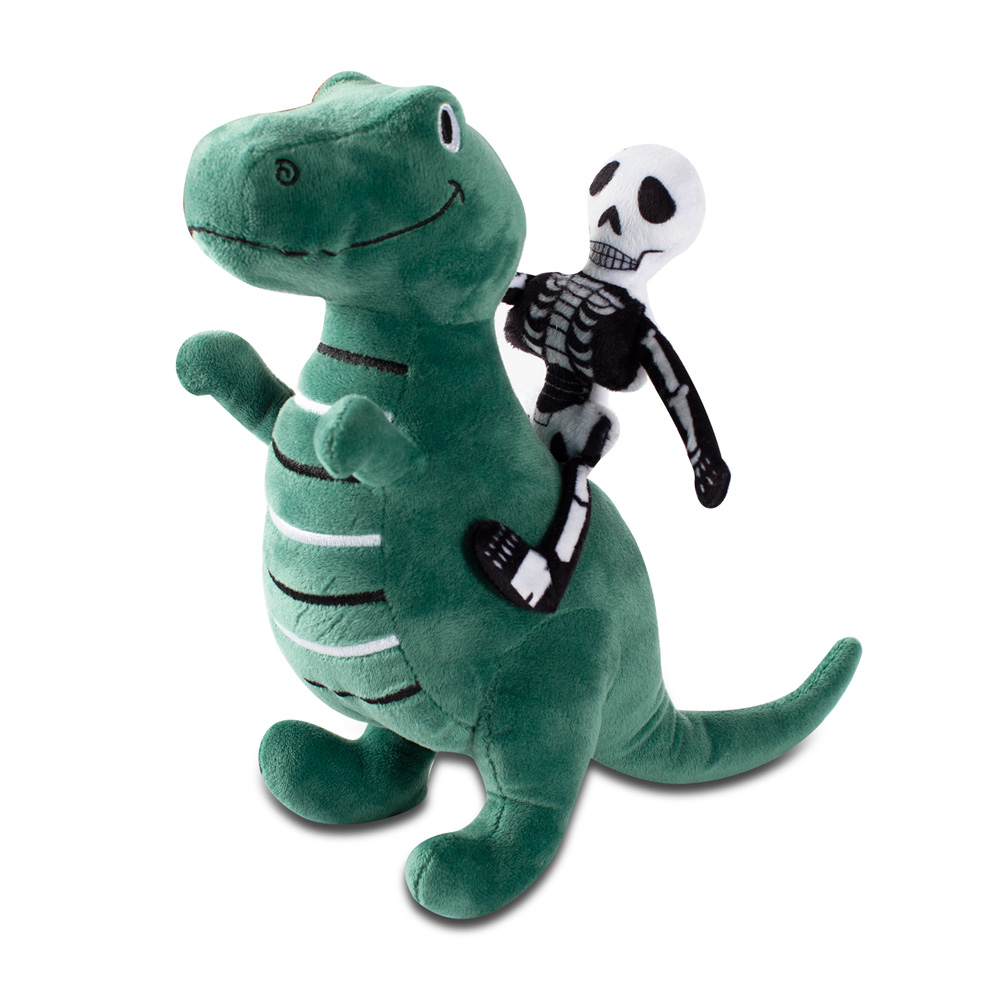 Spooky-Saurus Plush Dog Toy