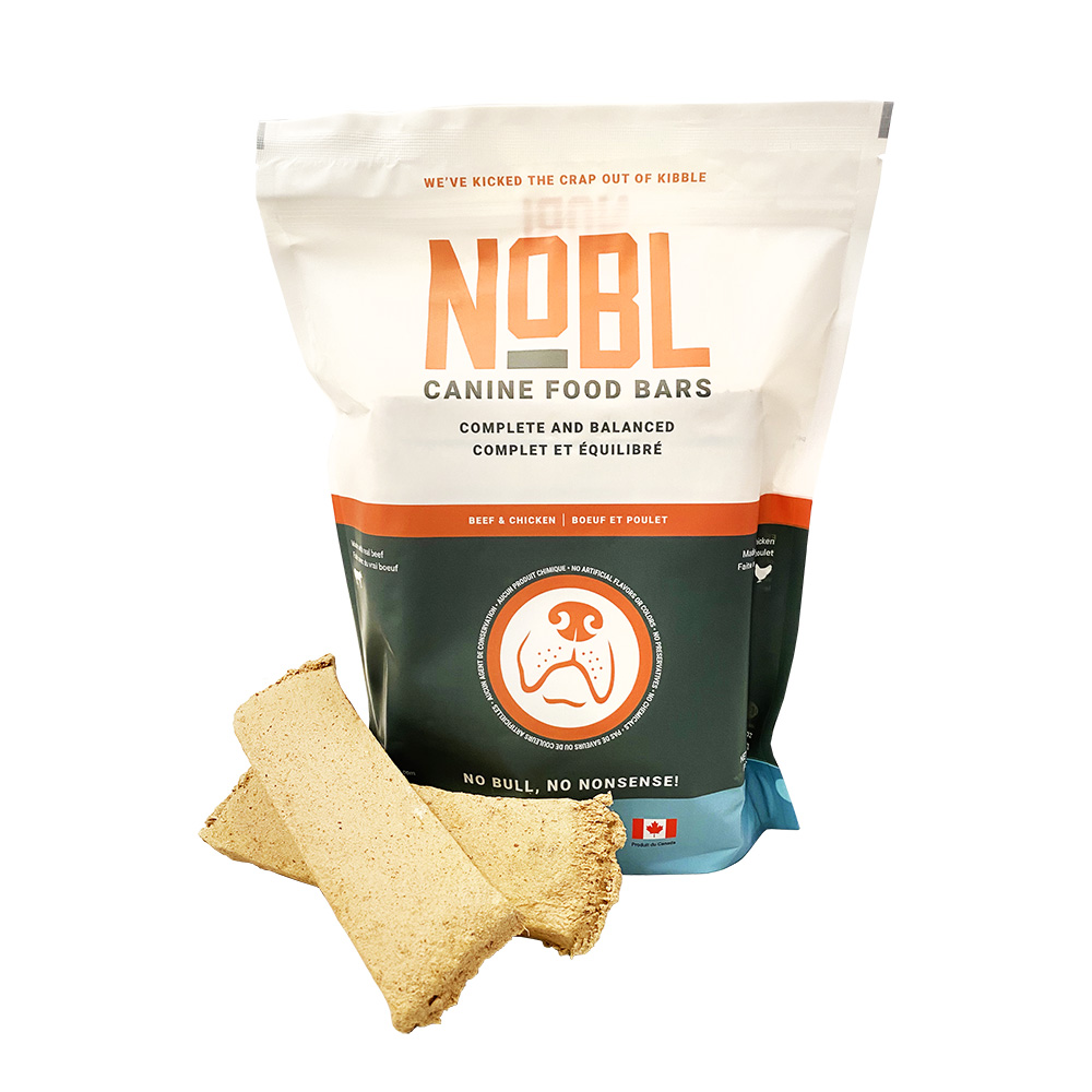 Freeze Dried Canine Food Bars by NOBL
