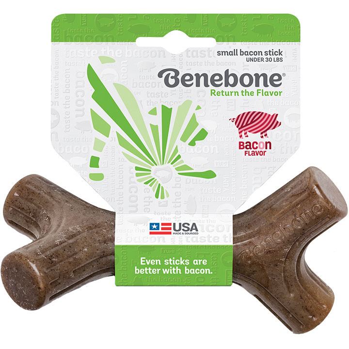 Benebone Bacon Stick Chew Toy