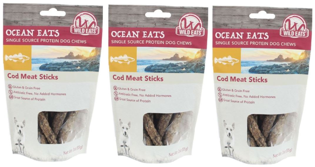 Wild Eats® North Atlantic Wild Caught Cod Meat Sticks 12 Pack