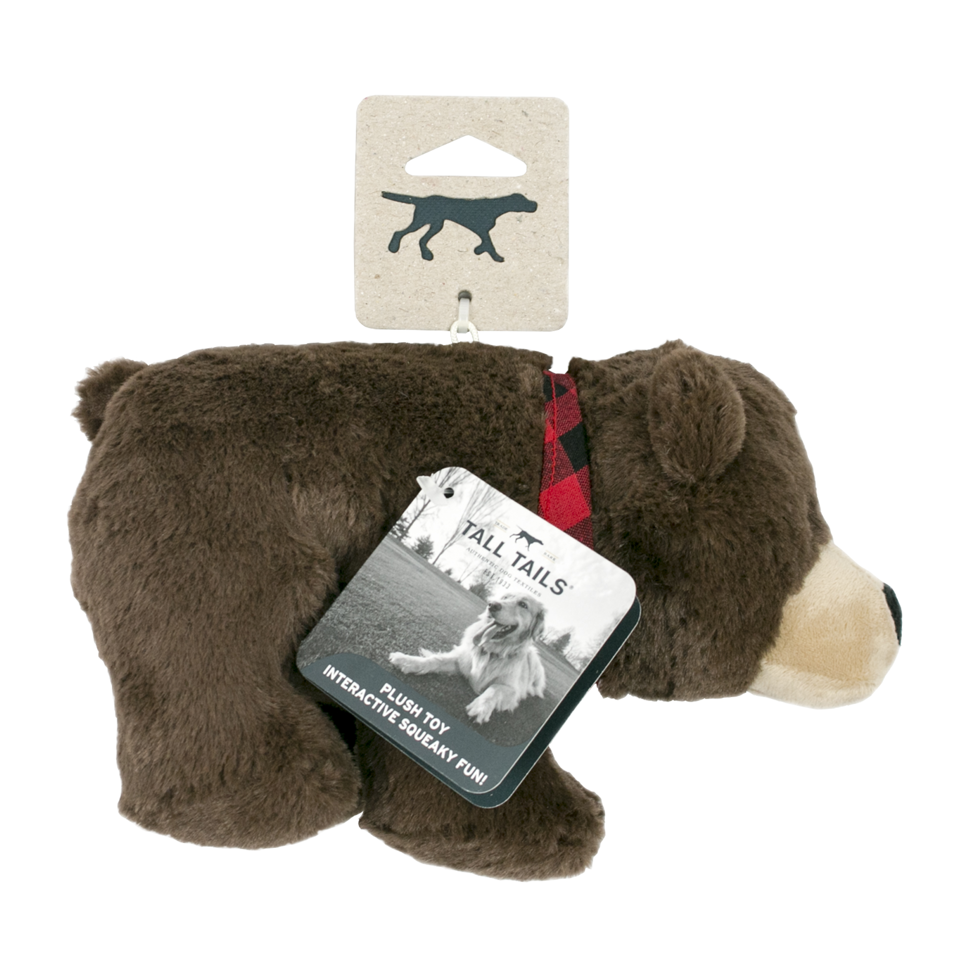 Tall Tails Bear with Squeaker