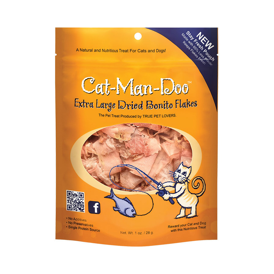 Cat-Man-Doo Bonito Flakes - 1 oz. Pouch