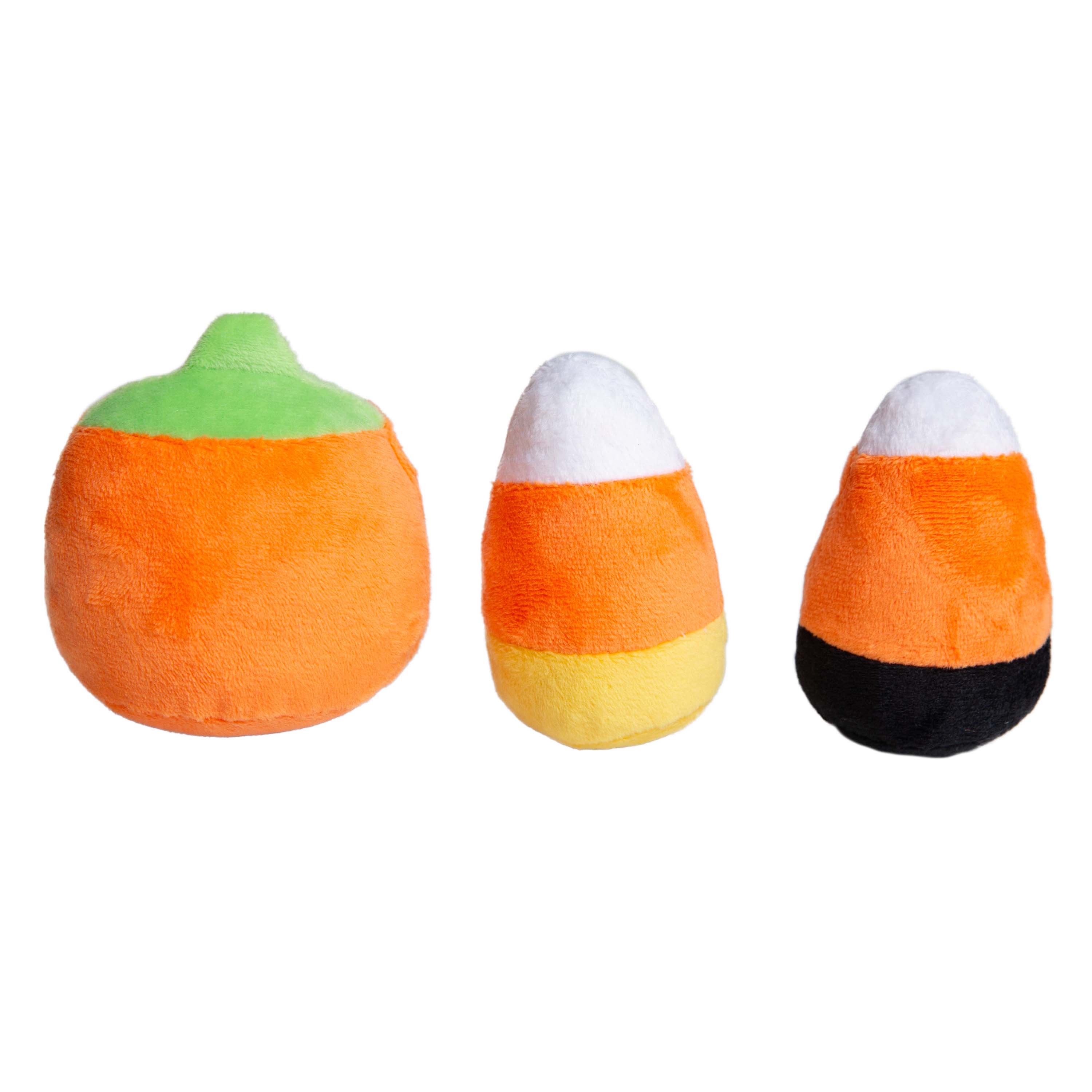 Candy Corn Catnip Trio Toy Set
