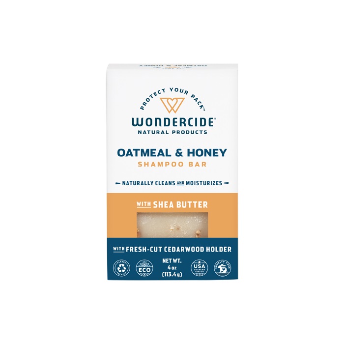 Wondercide - Oatmeal & Honey Shampoo Bar - 4oz.
