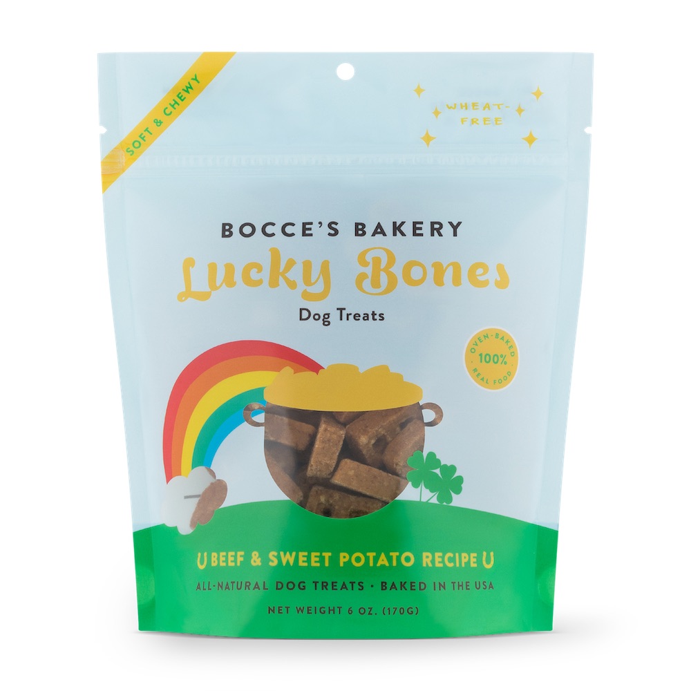 Lucky Bones Soft & Chewy Treats, 6 oz Bags