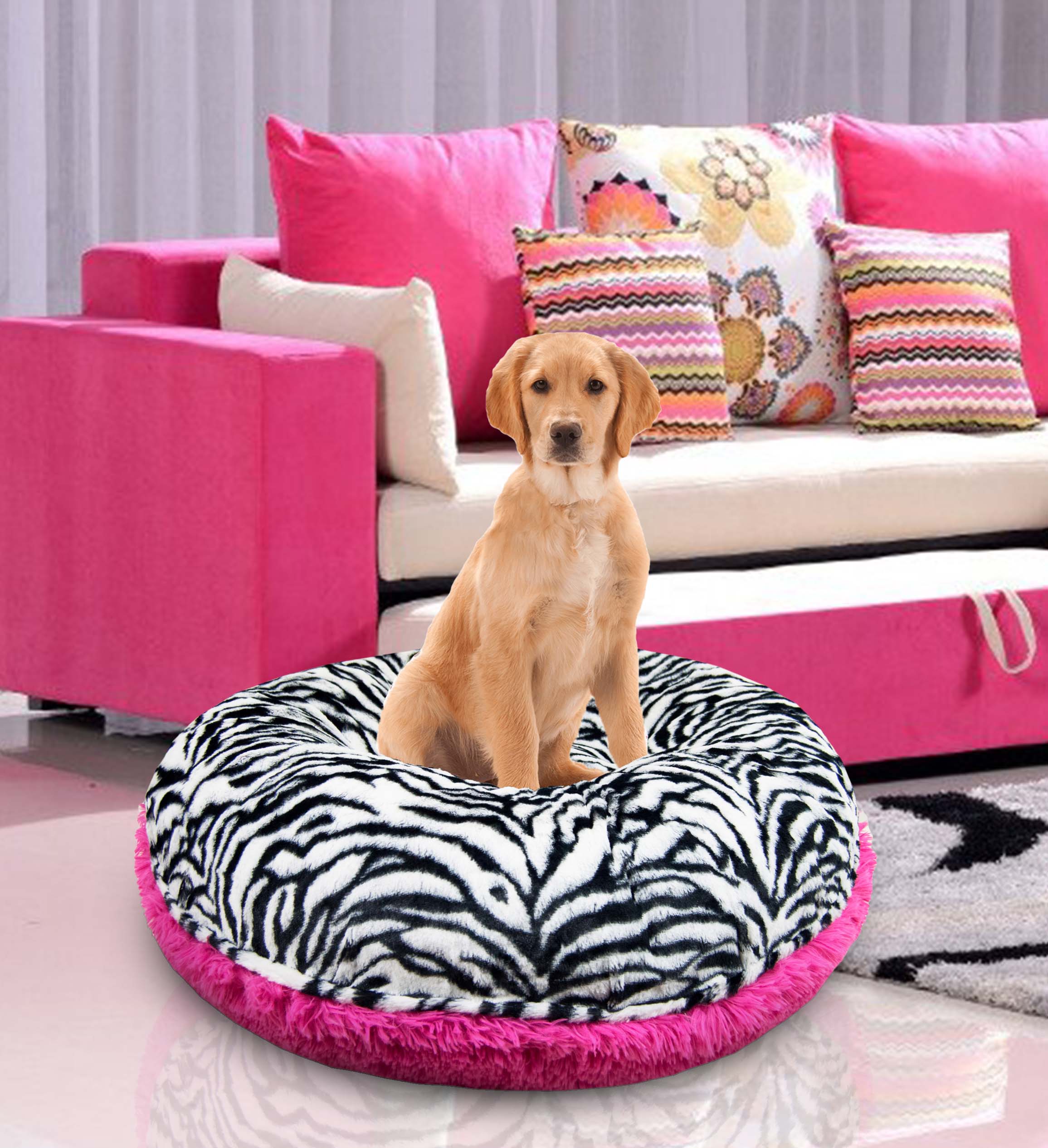 Bagel Bed - Zebra and Lollipop