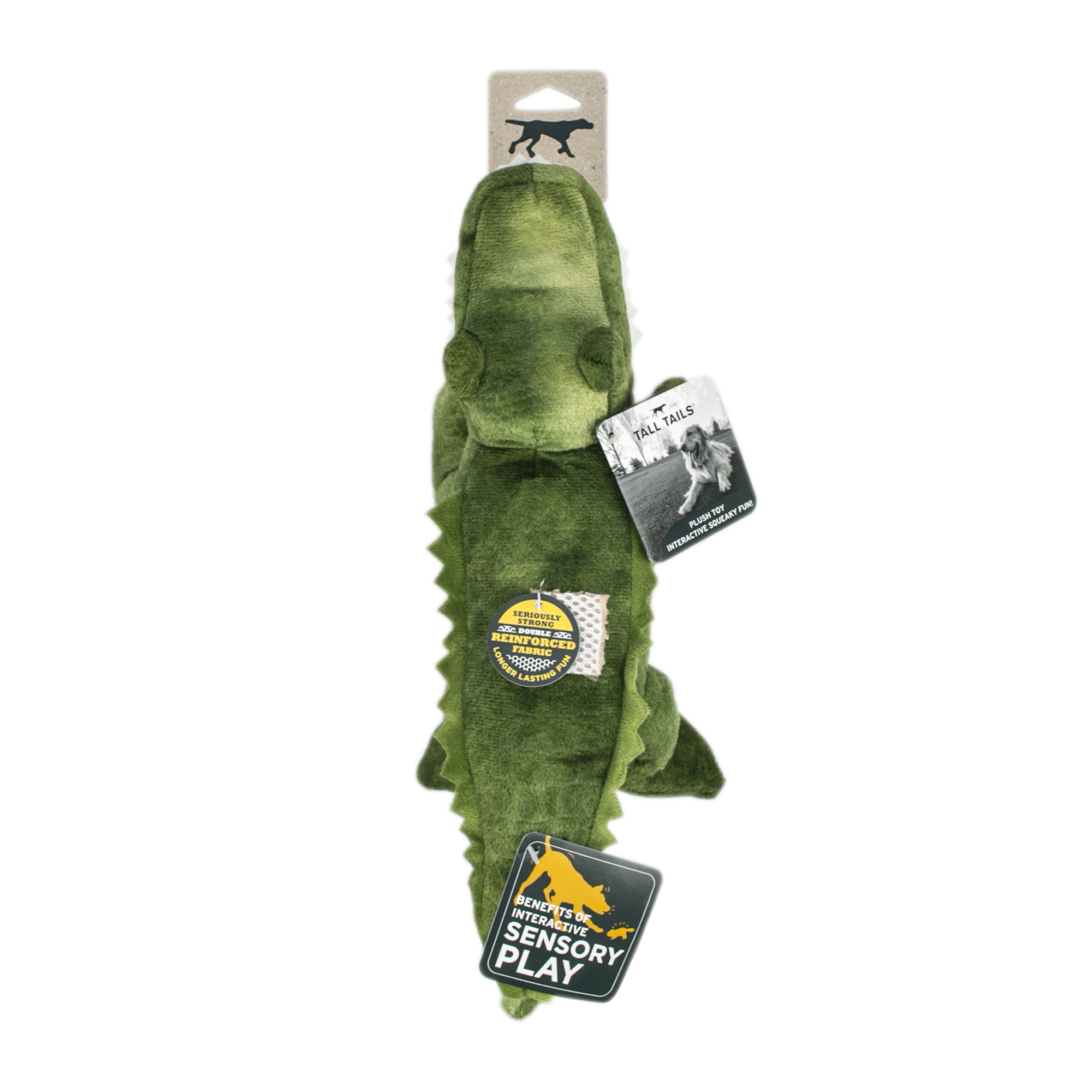 Tall Tails Crunch Gator Toy, 15"