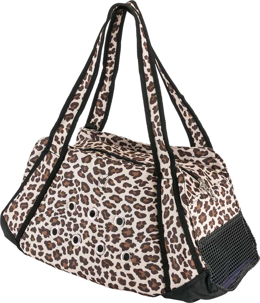 Prefer Pets Leopard Print Yoga Tote Pet Carrier