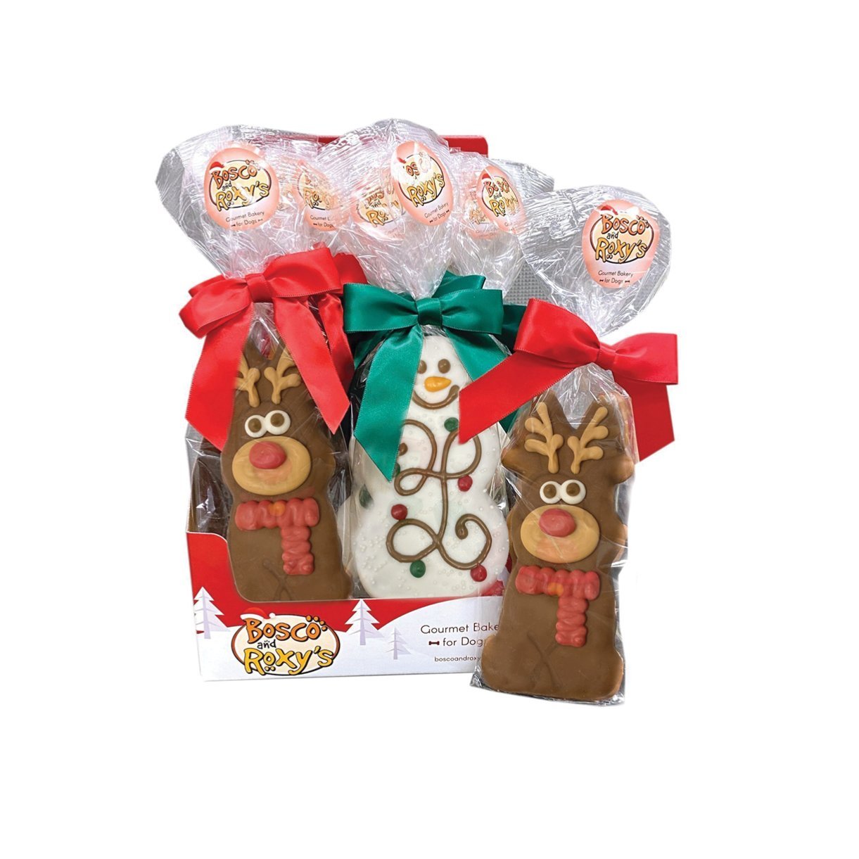 Bosco & Roxy's | Christmas 2021 | Prepackaged Tall Snowman and Reindeer ...