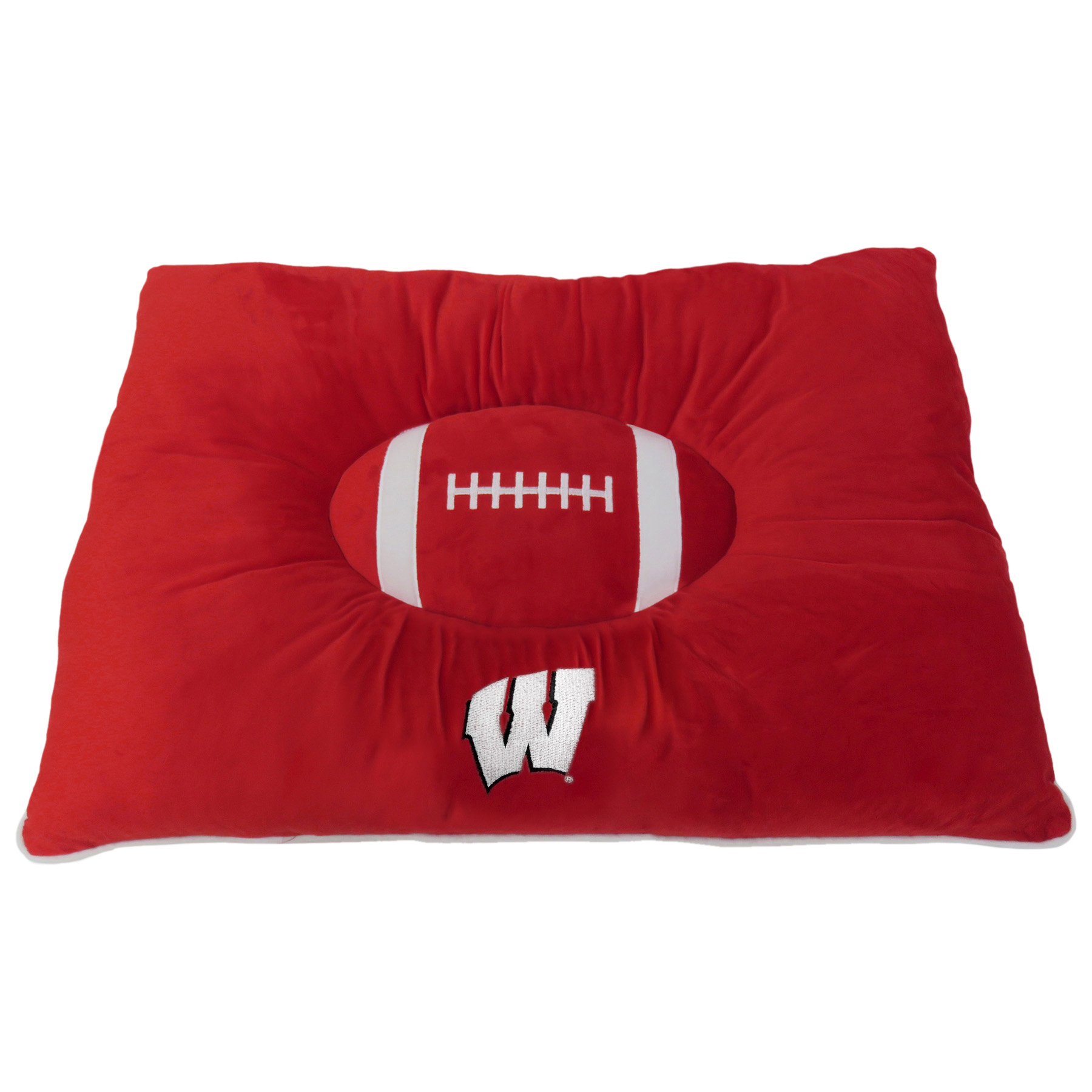 Wisconsin Badgers Pet Pillow Bed