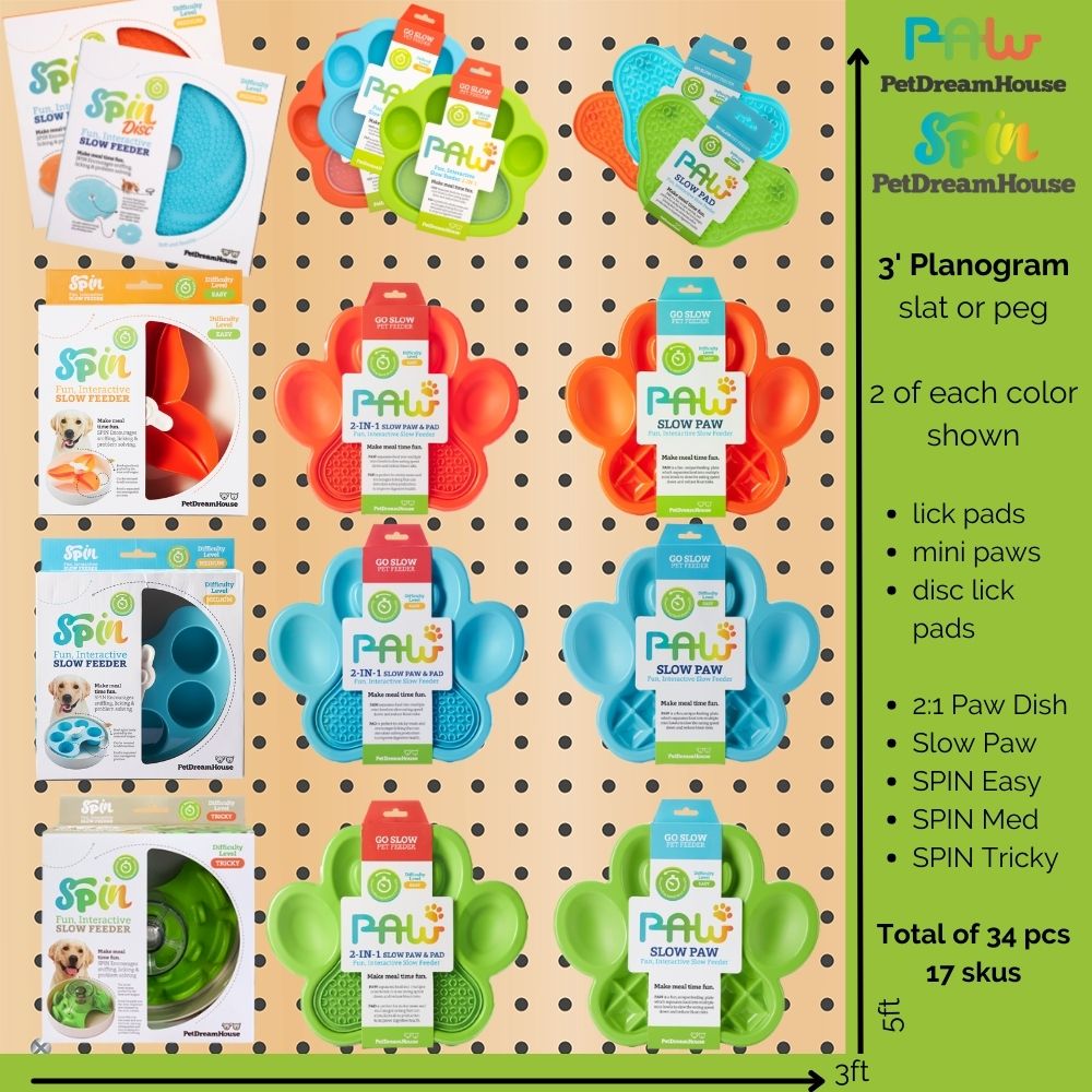 PetDreamHouse 3'ft Planogram; Ready to Merchandise #1