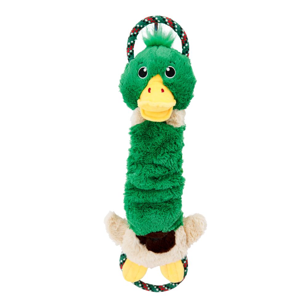 Charming Pet Crunch N Scrunch Mallard Duck Dog Toy