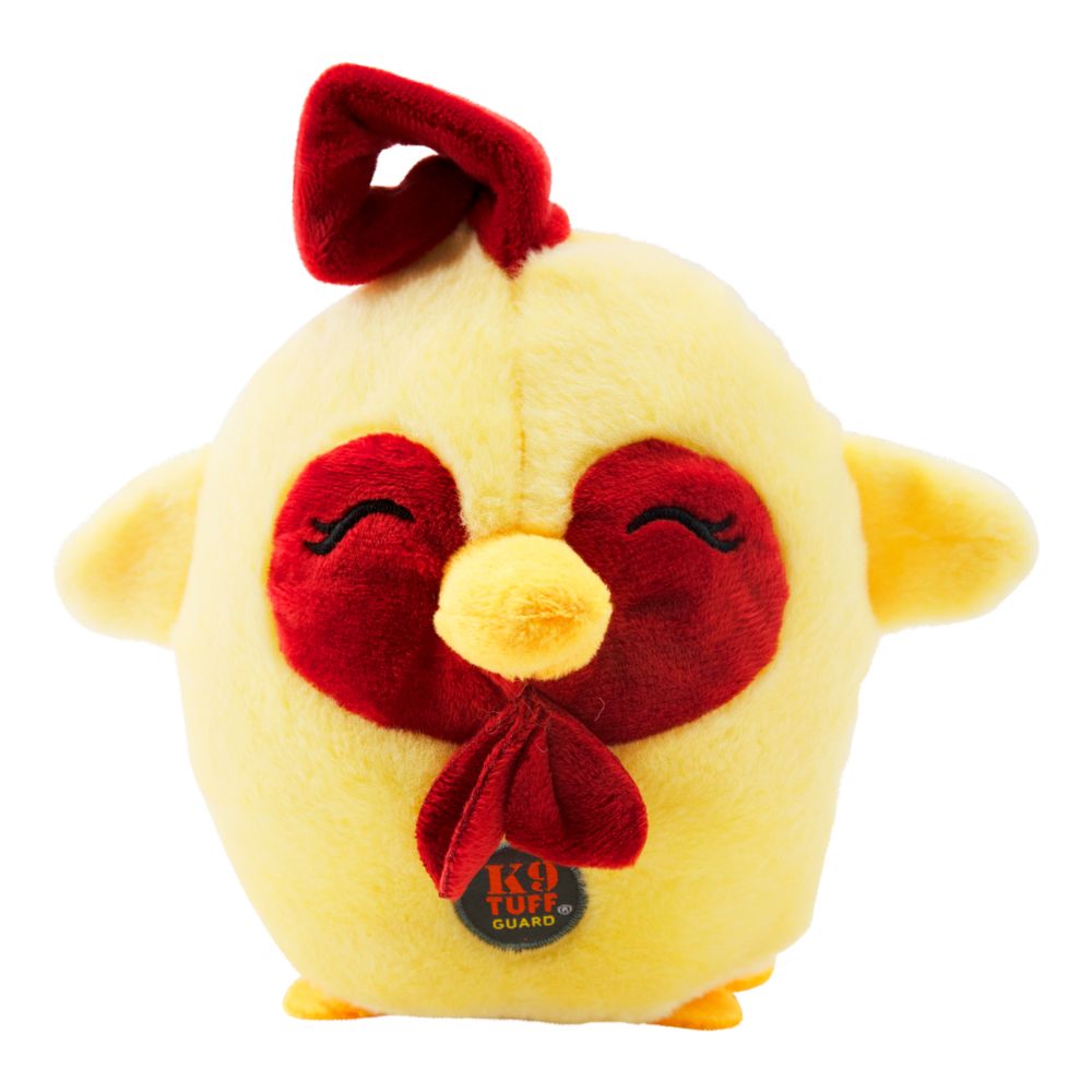 Charming Pet Poppers Yellow Chicken Dog Toy