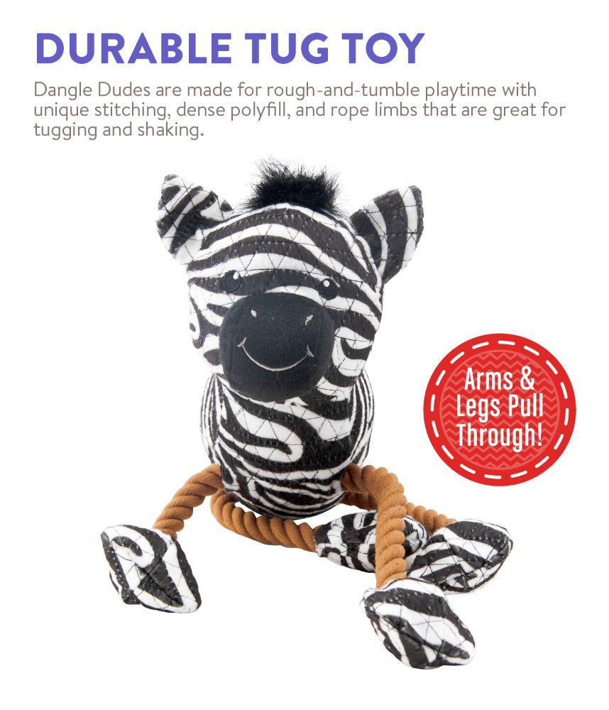 Charming Pet Dangle Dudes Dog Toy