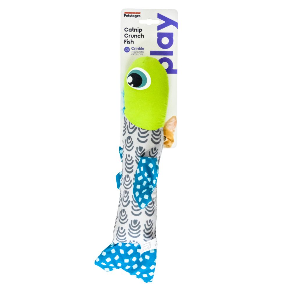 The Catnip Crunch Fish Cat Toy by Petstages