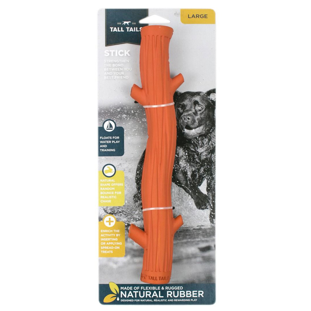 Tall Tails Rubber Stick Toy 12"
